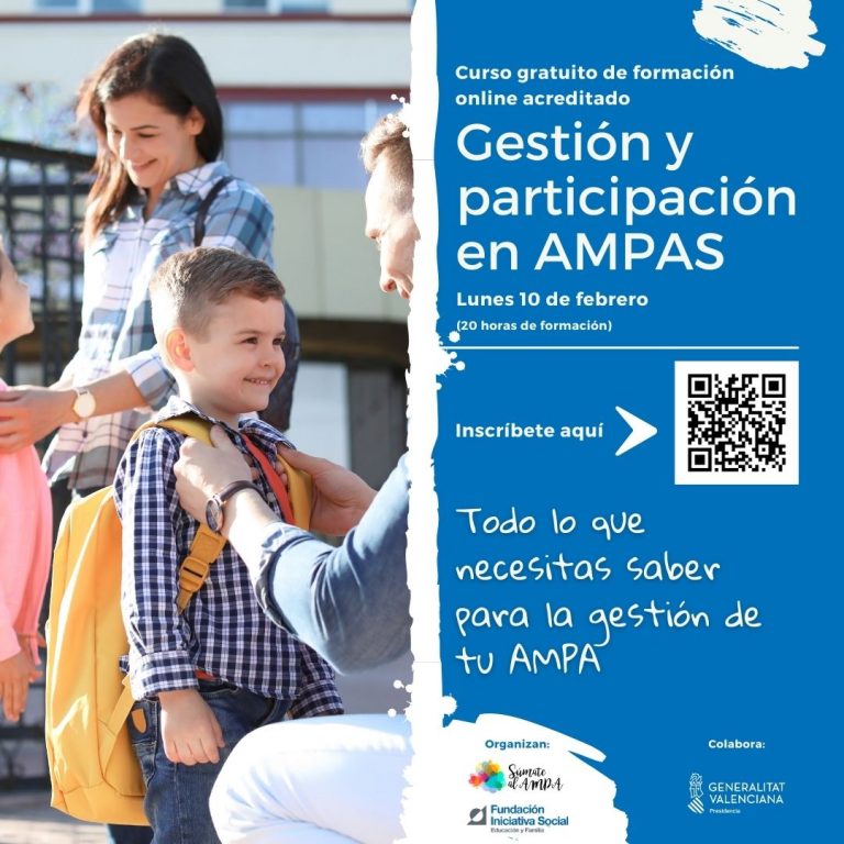 Curso online de gestión y participación en AMPAS (10 febrero) - AMPA ...
